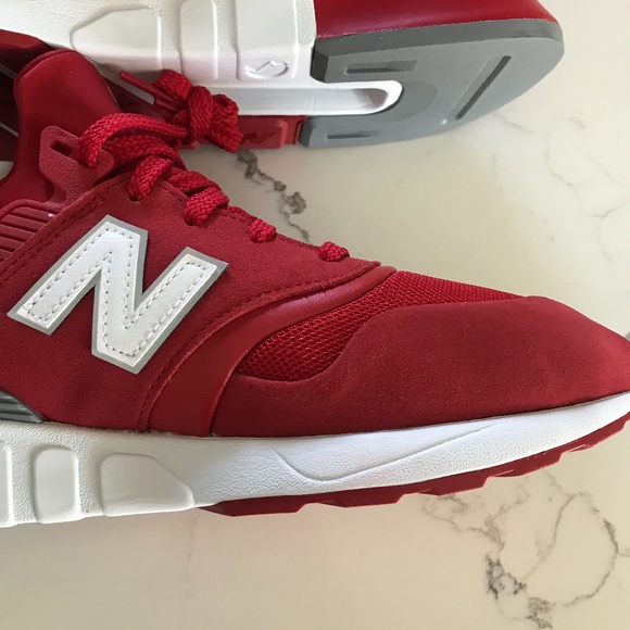 New Balance | Shoes | New Balance Mens 997s Team Red Suede Sneakers ...